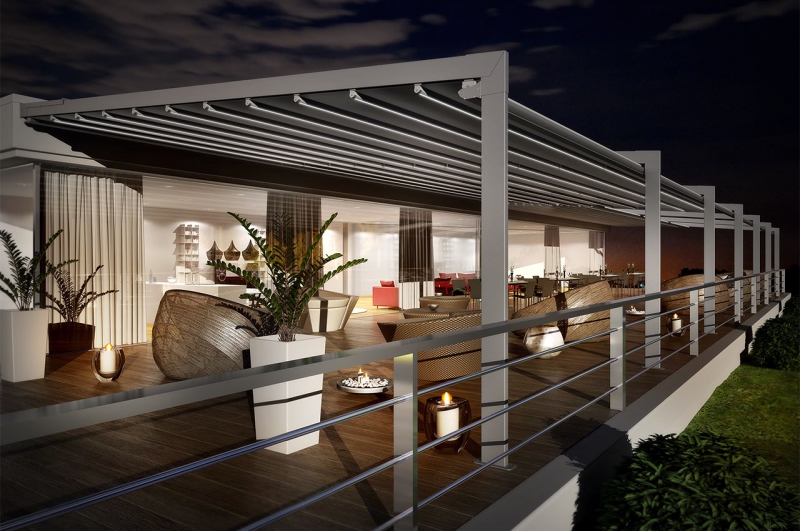 Retractable Roof Systems and Pergolas | Malibu Shade Sails